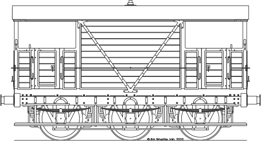 Caley Coaches - Goods Brake Van Kits
